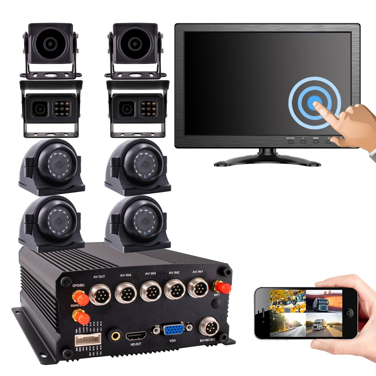 Mobile DVR Kits with Touch Screen – Shenzhen JOINLGO Technology Co., Ltd.